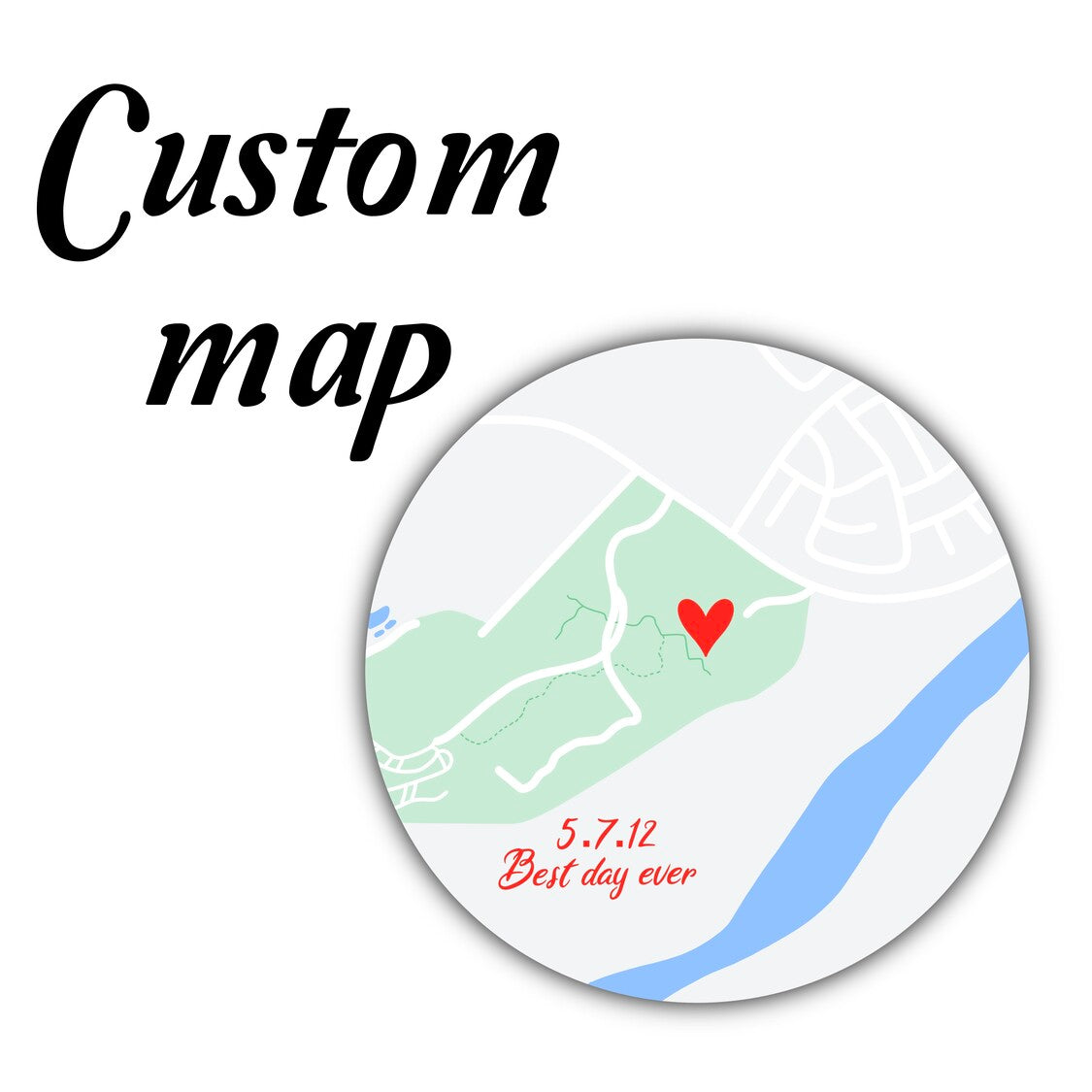 Custom Map Sticker – Arely's Wreck Creations